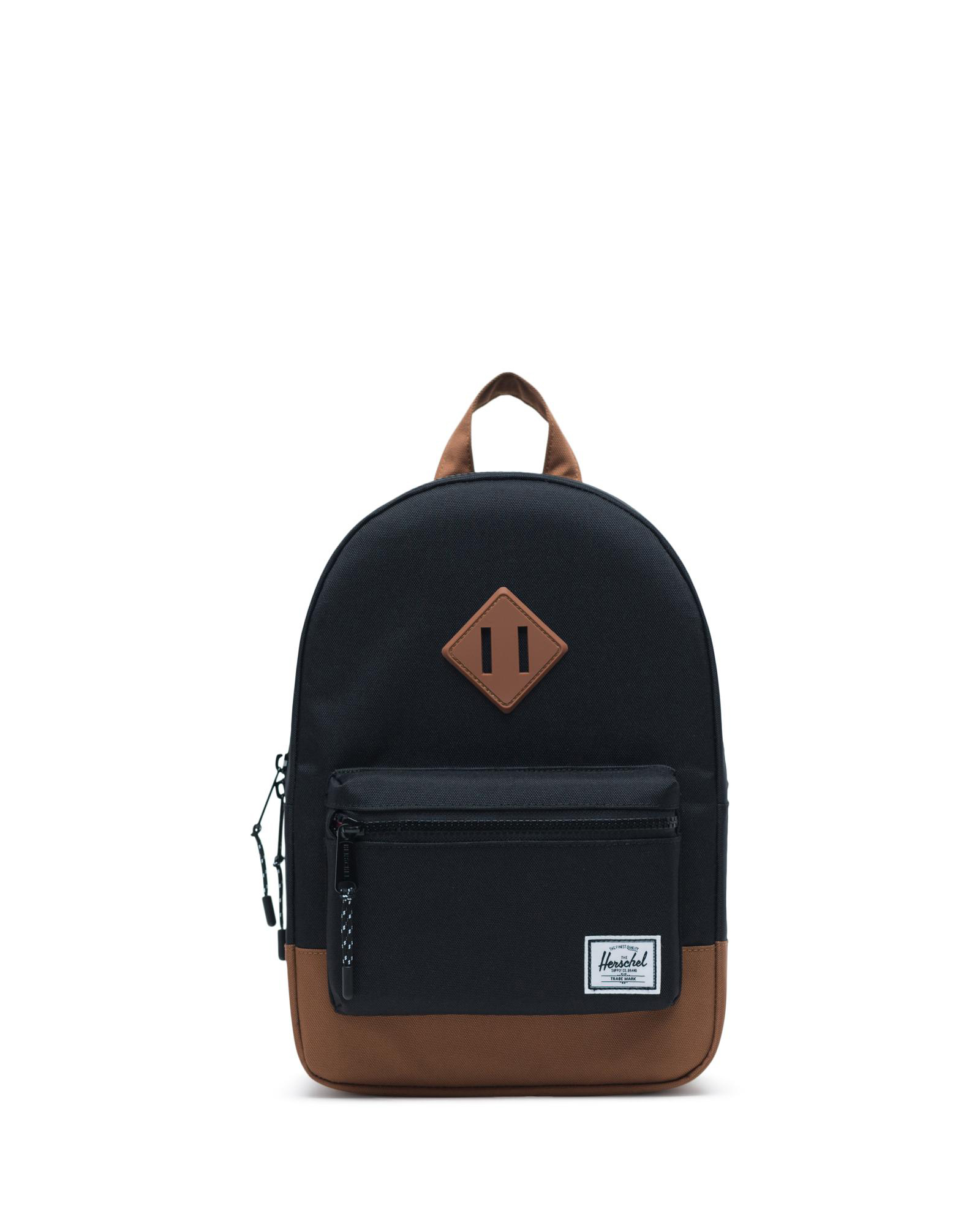 Herschel Heritage Backpack | Kids Black/Saddle Brown | Herschel Supply Co.